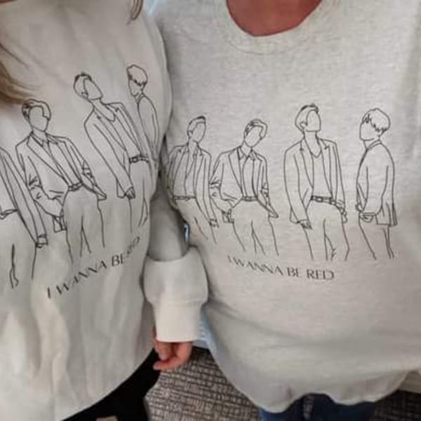 The Rose Shirt Sweatshirt Hoodie , Kpop Merch, the Rose Shirt Tee, Kpop ...