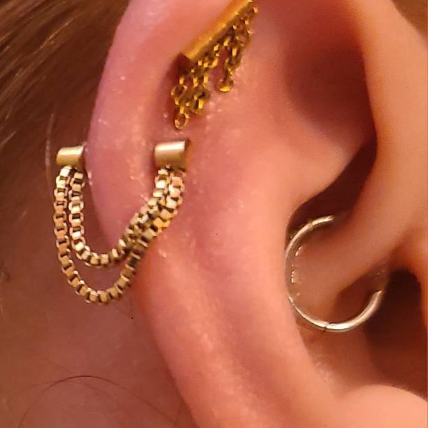 NEW ‣ BEATTI Draping Chain Collection! Double Chain Theadless End ...