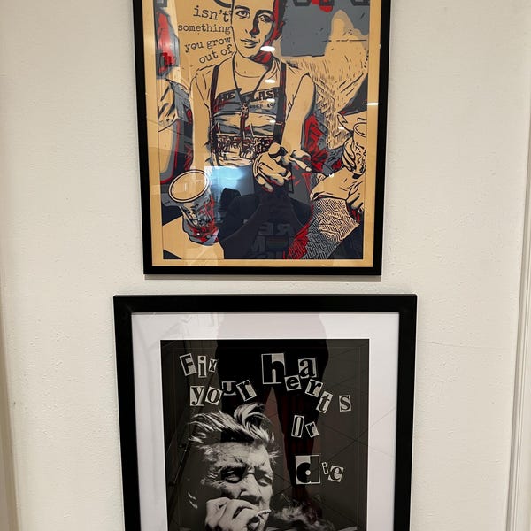 Fix Your Hearts or Die - David Lynch Poster | Handcrafted Collage | 90s ...