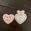 Custom Initial Heart Locket Waterproof Sticker-unique Gift ...