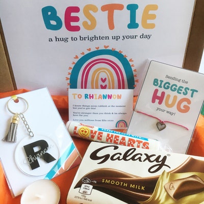 Personalised Best Friend Letterbox Gift Cheer up Get Well Soon Miss You ...