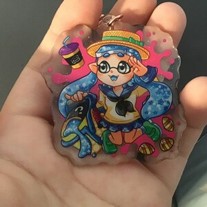 Splatoon Inspired Acrylic Keychains - Etsy