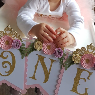 Princess Birthday Banner, 1st Birthday Party, Princess Banner, Castle ...