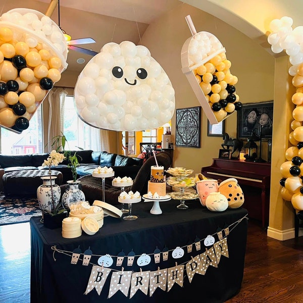 DIY Bao Balloons, Bao Birthday Theme, Bao Theme Baby Shower, Bao ...