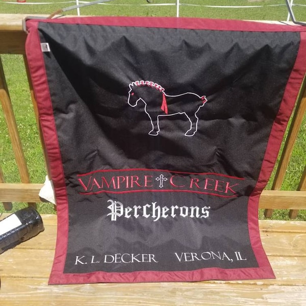 Economy Tack Stall Drapes, Tack Stall Front, Drape With Door, Zippered ...