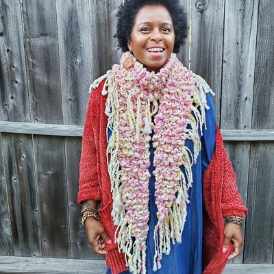 Counting Sheep Scarf Knitting Pattern // Easy Knitting Pattern, Knit ...
