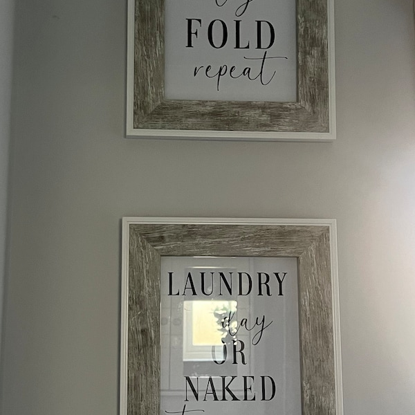 Laundry Room Prints, Utility Room Gallery Wall Art, Washing Machine Set ...