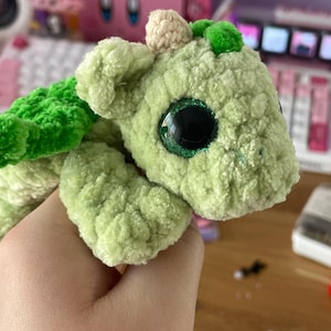 Diddy Dex the Palm Sized Snuggler Dragon Crochet Pattern Amigurumi ...