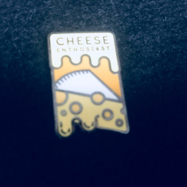 Cheese Enthusiast Enamel Pin - Etsy