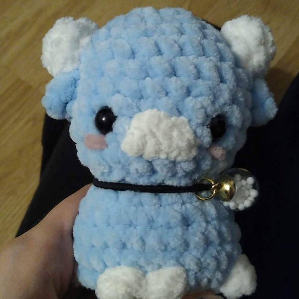 Crochet Cow Baby Custom Plushie / Amigurumi Calf Chibi Minimalist ...