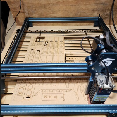 Laser Cutting Files SVG WW2 industrial Buildings - Etsy