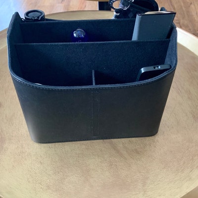 Personalized Leather Remote Caddy, Desk Organizer, Remote Control ...