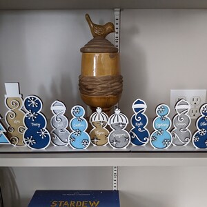 Snowman Standee Personalized Winter Wonderland Decoration | Etsy