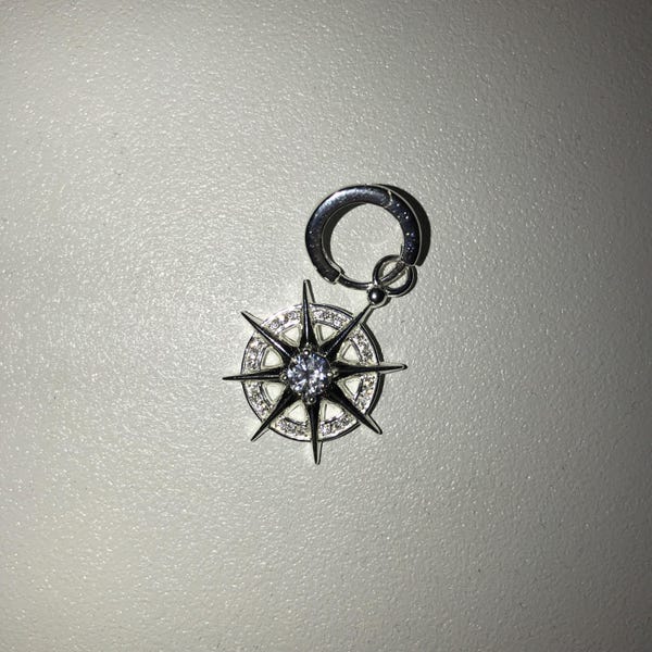 Baldurs Gate 3 Gale Earrings 1:1 Replica 925 Silver With Sparkling Gem ...