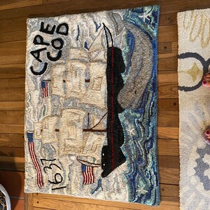 RUG HOOKING KIT Valentine Heart Table Runner on Linen - Etsy