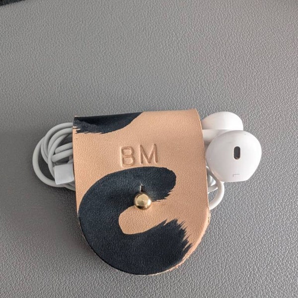 Marbled Personalised Leather Keyring / Key Fob / Gift for Him and Her ...