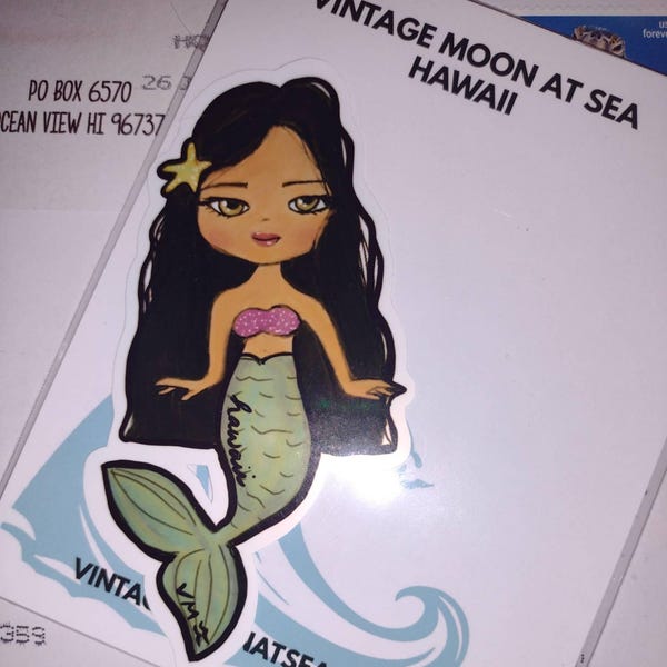 Honu Vinyl Waterproof Sticker, Sea Turtle, Water Bottle, Hawaii Sticker, Car Decal - Etsy