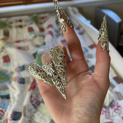 Biblically Accurate Angel: Winged Eye Finger Armor Ring Gold - Etsy