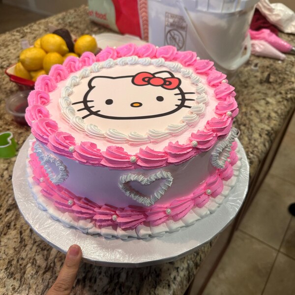 Hello Kitty Spiderman Spidey Edible Image Icing Sugar Sheet for Cakes 4 ...