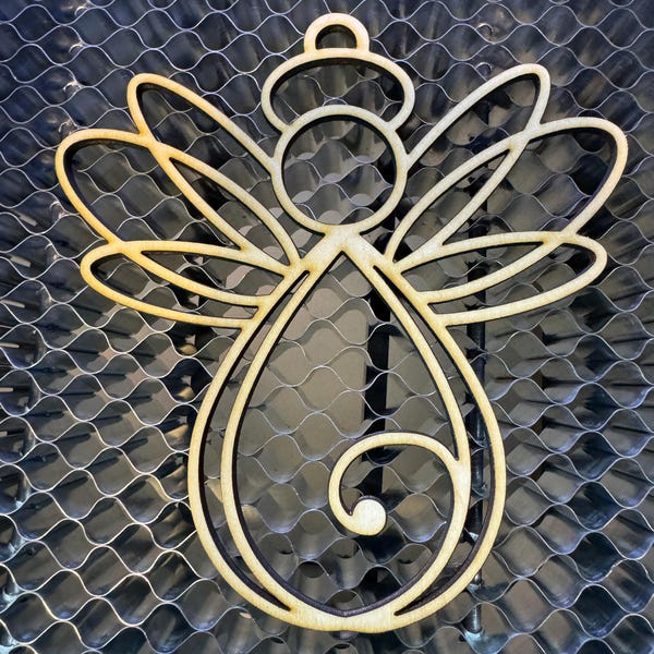 Laser Cut Angel, Laser Cut Files, Christmas SVG, Laser Christmas SVG ...
