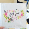 Floral Baby Book Artist - Baby Book for Girls - Baby’s First Year ...