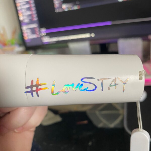 SKZ Stray Kids Lightstick Decal Sticker Love Stay - Etsy UK