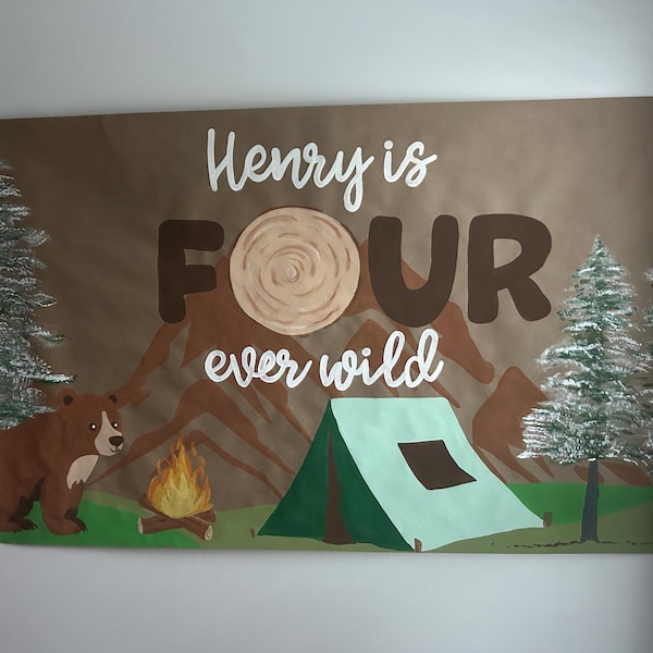 Hand Painted Custom Party Banner, Hand Painted Banner, Hand Painted ...
