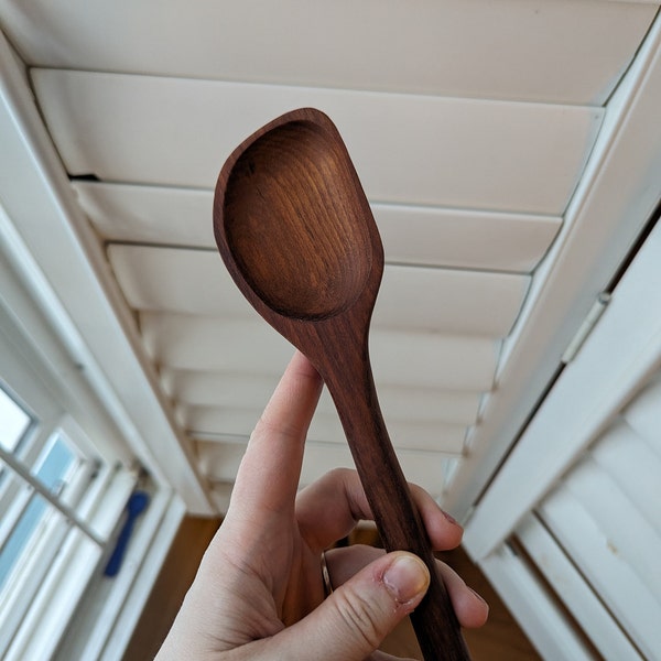 Wooden Kitchen Utensils Set Large Flipper, Small Flipper, Cooking Spoon ...
