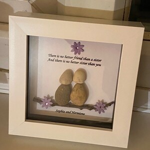 Valentine's Day Handmade Pebble Card Pebble Artwork | Etsy