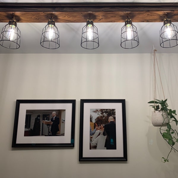 Farmhouse Beam Light Fixture: Rustic Elegance With Handcrafted Ceiling ...