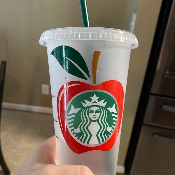 Personalized Teacher Starbucks Cup: Teach Love Inspire - Etsy