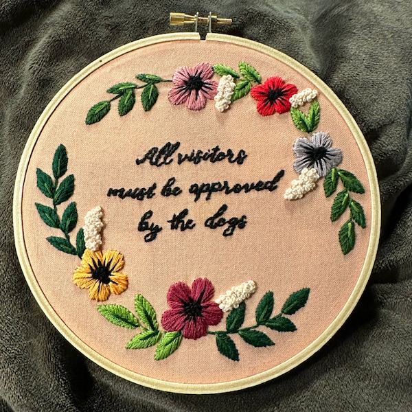 Embroidery Kit Beginner, Embroidery Hoop, Hand Embroidery Kit, Modern ...