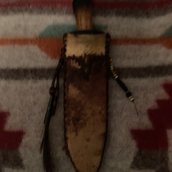 Handmade Knife, Mountain Man Frontier Sheath, Forged Knife, Bushcraft ...