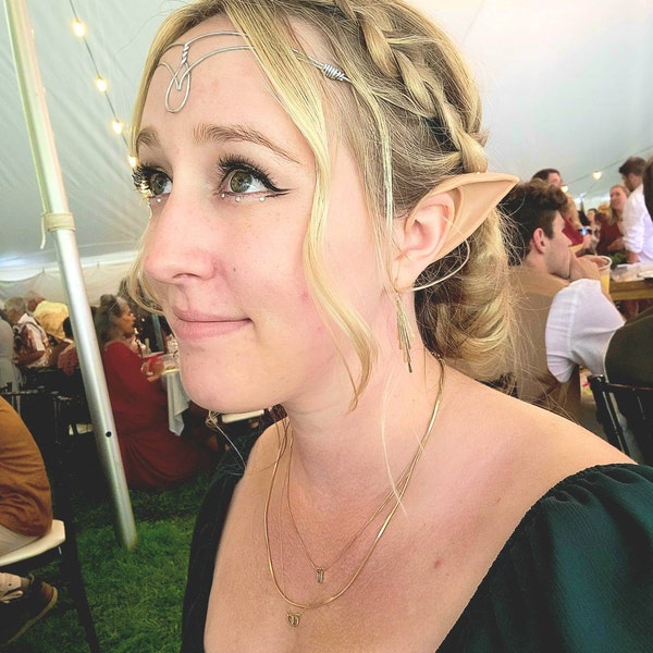 Gold Elven Circlet, Renaissance Circlet, Costume Accessory, Headpiece ...