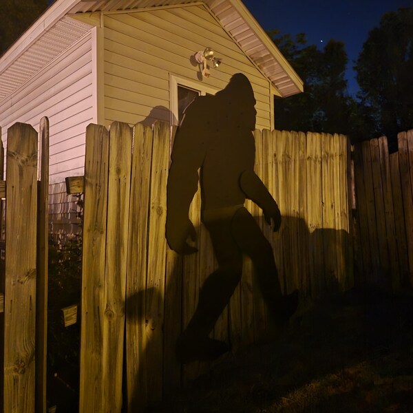 Giant 7 Ft All-weather Bigfoot Yard Display Durable PVC Outdoor Garden ...