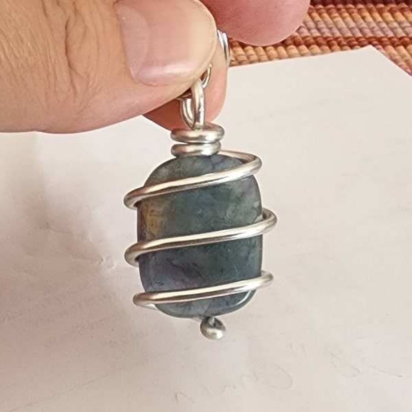 Wire Wrapped Crystal Keychain, Wire Wrapped Crystals, Crystal Keychain ...