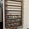Jewelry Organizer Jewelry Display Earring Holder Stand, Wood, Spinning ...