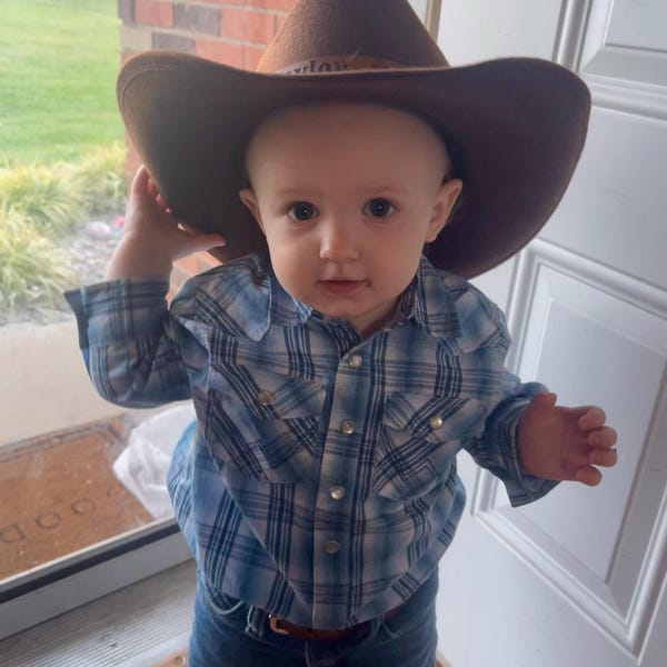 Custom Toddler Cowboy Hat Personalized Toddler Cowboy Hat Custom ...