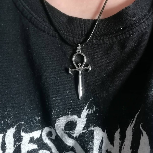 Vampire Ankh Pendant (2styles) - Occult Goth Gothic Dracula Order ...
