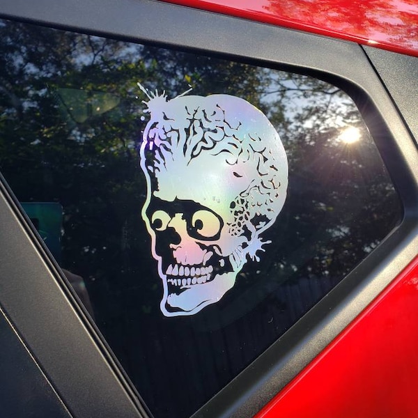 The Mars Attacks Vinyl Sticker/alien Decal/laptop Stickers/skateboard ...