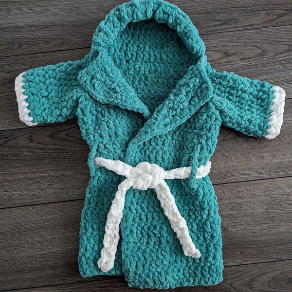 Crochet Pattern | Baby Bathrobe Crochet Pattern | Baby Crochet Pattern ...