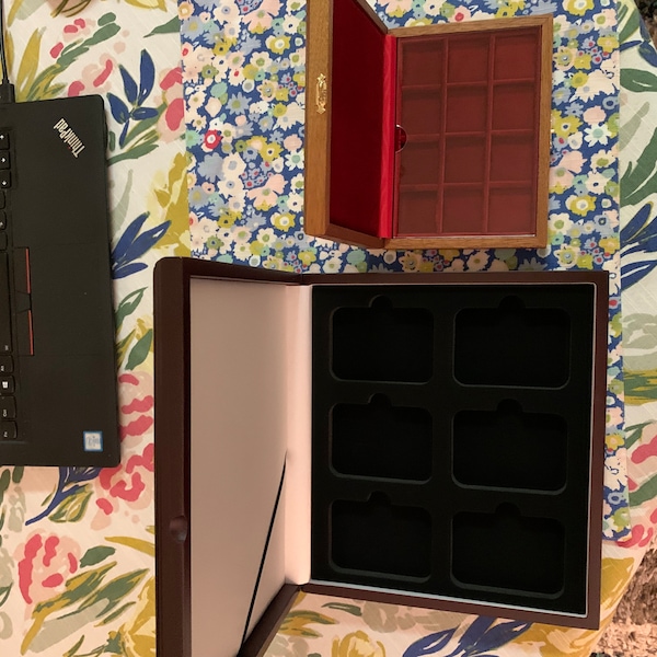 Art. CAP08 Wooden Coin Cabinet for Ancient Coins, Gold, Silver. Coin ...