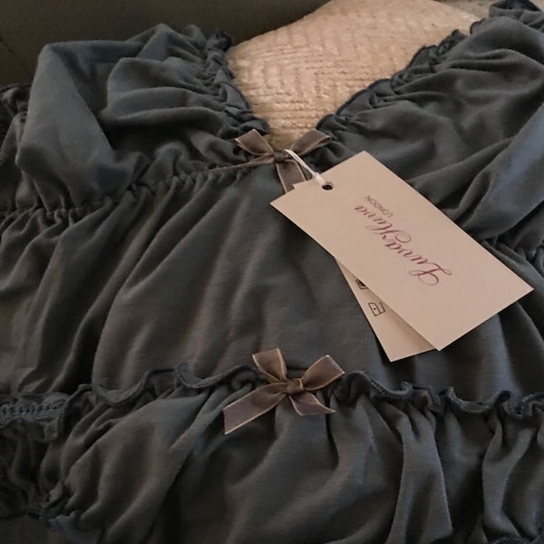 Organic Cotton Lingerie Set- Bralette & Panty, Bio Lingerie, Ethical ...