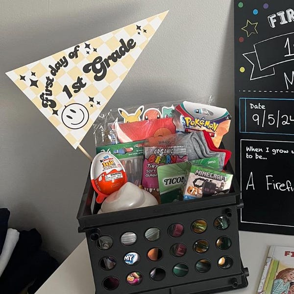 Back to School, First Day of School, Last Day of School Printable ...