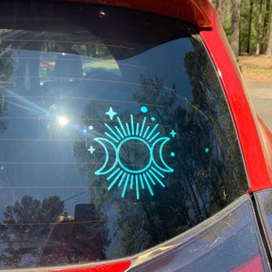 Pagan Decal Triple Goddess Decal Witchcraft Witchy Wicca/wiccan Triple ...