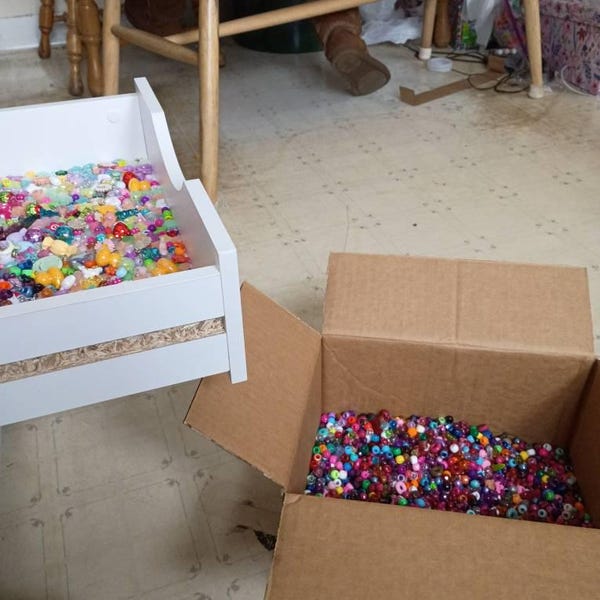 5 Pounds of Assorted Mixed Plastic Beads, Perfect Assorted Beads for ...