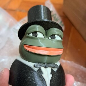 The Awakened Pepe Statue - Etsy