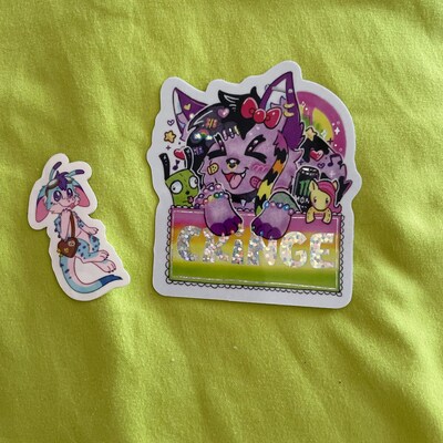 Vinyl Sticker Furry RAVEFUR Raver for Furries, Sparklefurs, Therians ...