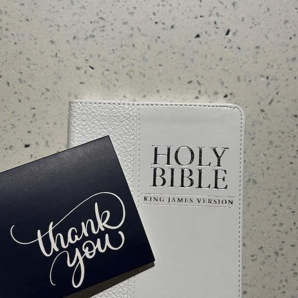 PERSONALIZED *** KJV New Testament Baby Bible Keepsake Engraved Baby ...