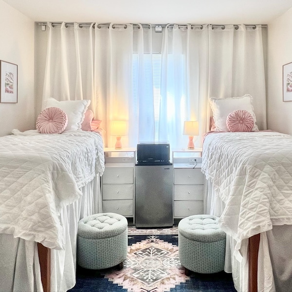 Pastel Pink New Orleans Louisiana Preppy Set of 6 Watercolor Print ...